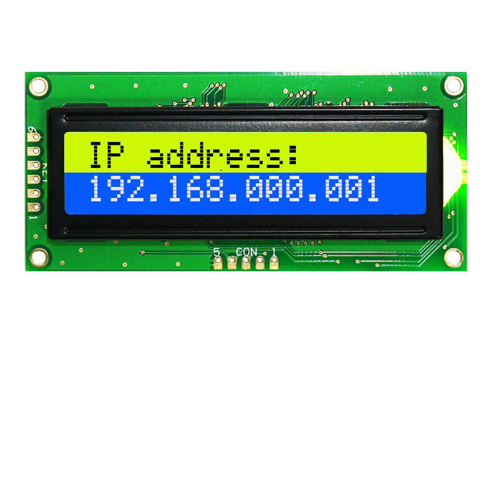 New Product - 1602 Character LCD Modules with RS232 Interface — PMD Way
