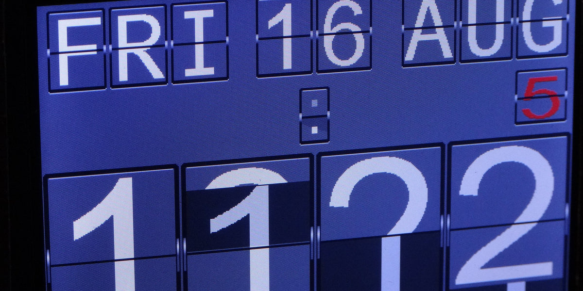 Emulate a Flip-Clock with Arduino — PMD Way