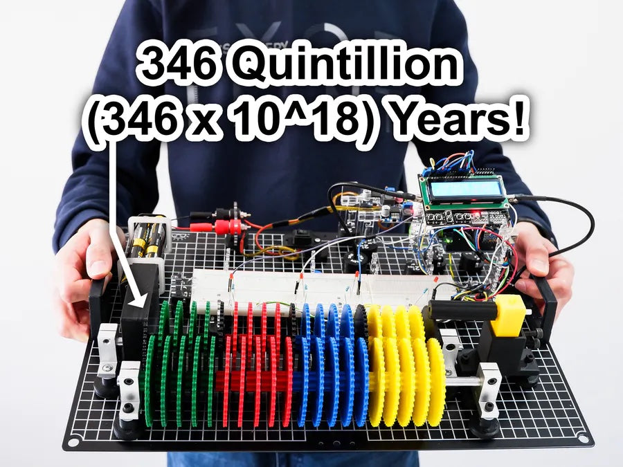 This gear turns only once every 346 quintillion years — PMD Way