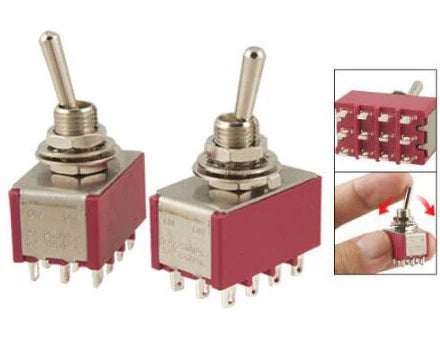 New Product - 4PDT Toggle Switch - Two Pack — PMD Way