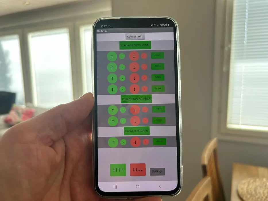 Add Smartphone control to Motorised Venetian Blinds — PMD Way