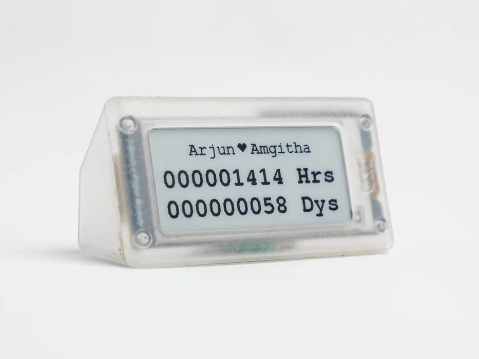 Build a clock that shows the time from your wedding — PMD Way