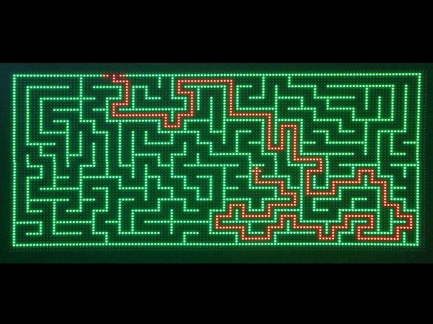 Experimenting with large LED matrix displays and Arduino — PMD Way