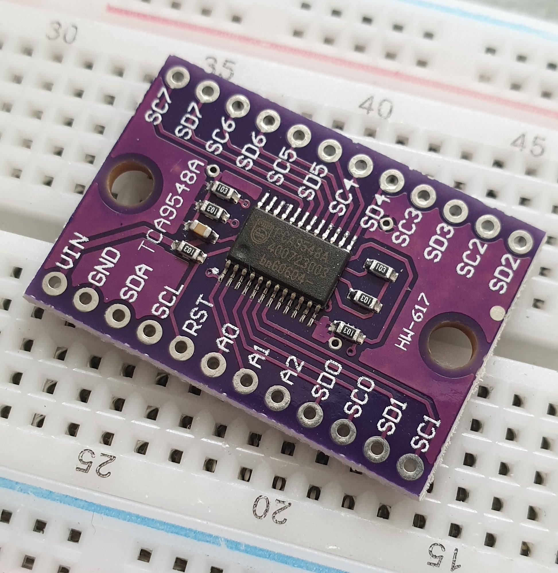 Using The Tca9548a 1 To 8 I2c Multiplexer Breakout With Arduino — Pmd Way