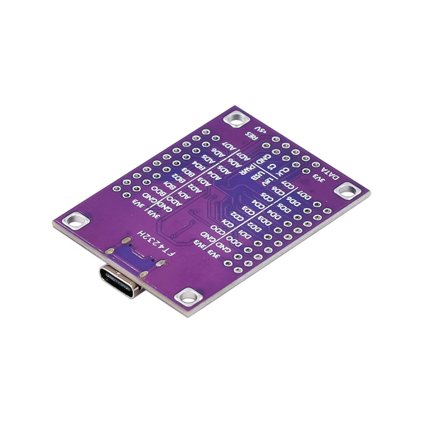 FT4232 Four Channel USB C to UART/SPI/I2C/JTAG/RS232/RS485/RS422 Module ...