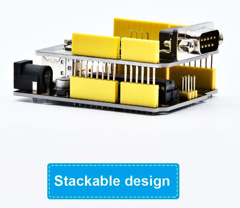 CAN-BUS MCP2515 Shield for Arduino with microSD Card Socket — PMD Way
