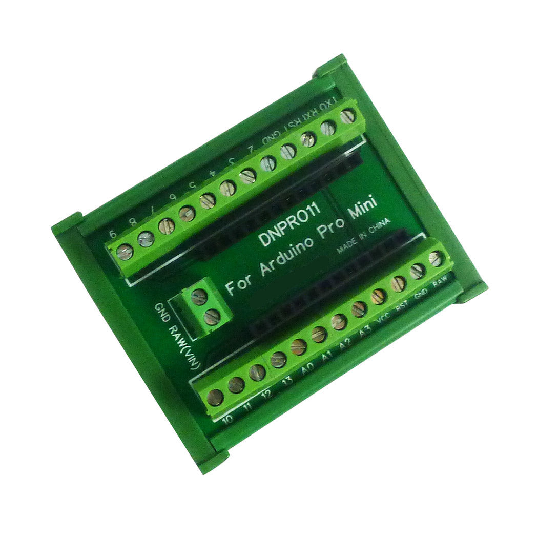 Din Rail Screw Terminal Block For Arduino Pro Mini — Pmd Way 