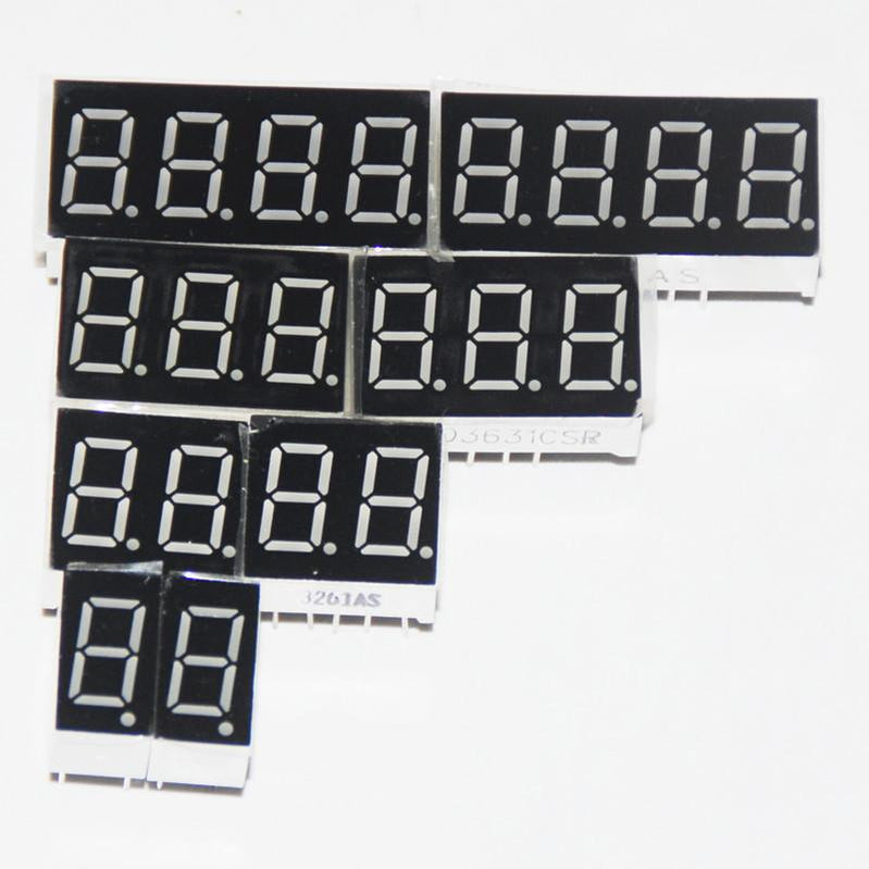 7 Segment Numeric LED Displays from PMD Way