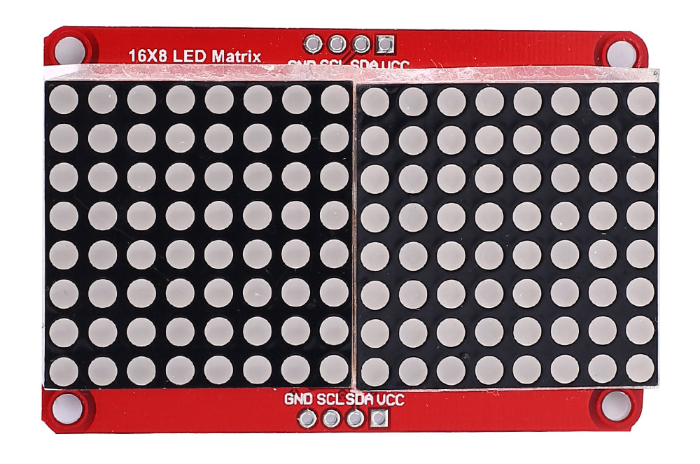 HT16K33 16x8 Red LED Matrix Module — PMD Way