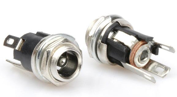 2.1mm Female Metal Chassis Mount DC Power Socket - 10 Pack — PMD Way