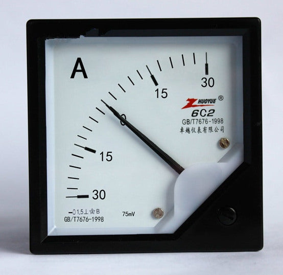 6C2 Analog Dual Range -x-0-x DC Amp Meters Ammeters - Various Ranges ...