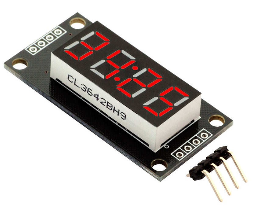 TM1637 0.36" Four Digit LED Clock Display Module — PMD Way