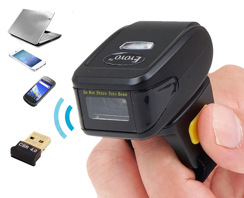 Bluetooth Wireless CCD Ring Barcode QR Code Reader — PMD Way