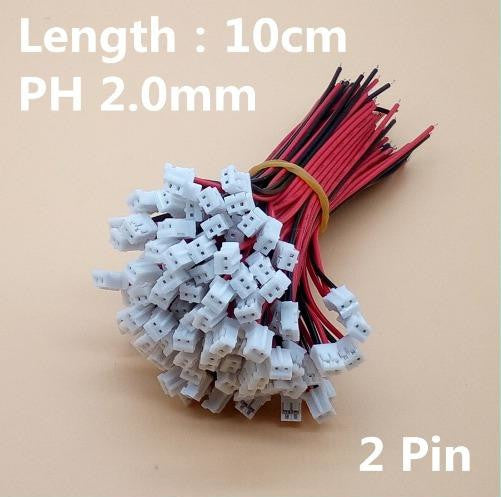 2 Pin JST PH-compatible cable x 10000, delivery to Netherlands — PMD Way