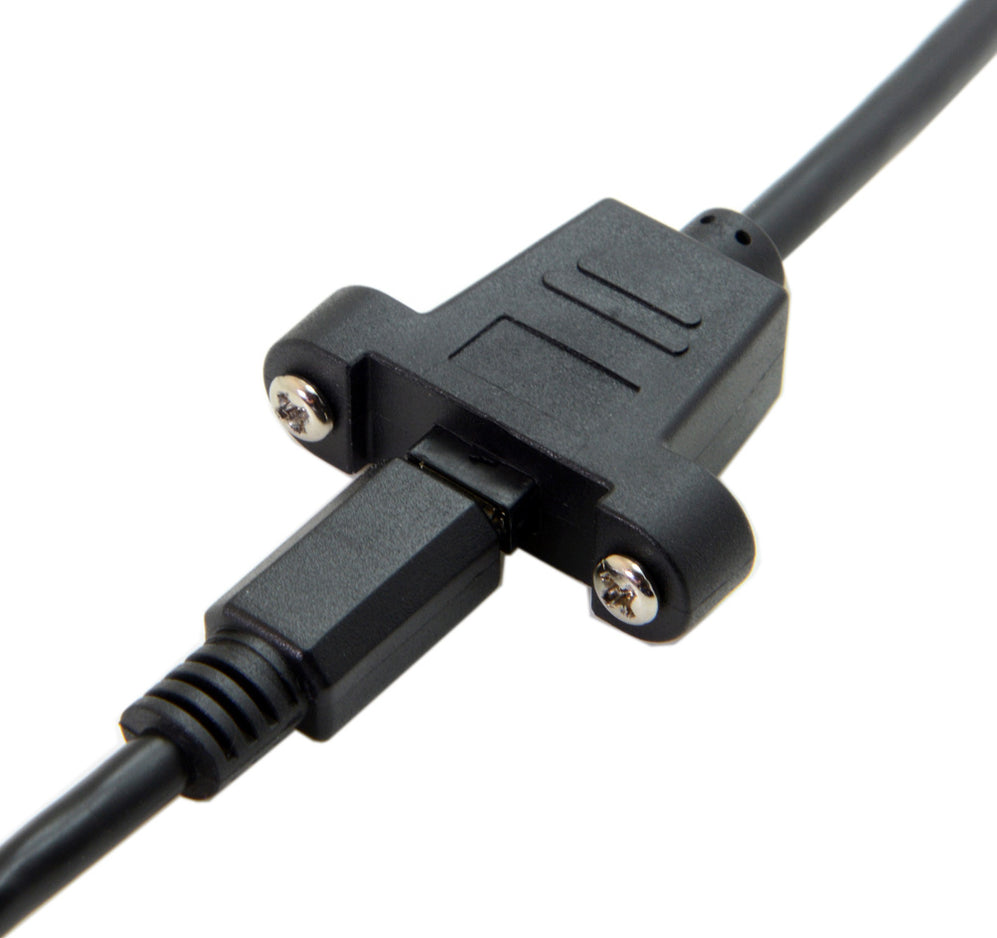 Panel Mount Micro USB Socket to Plug Cable — PMD Way