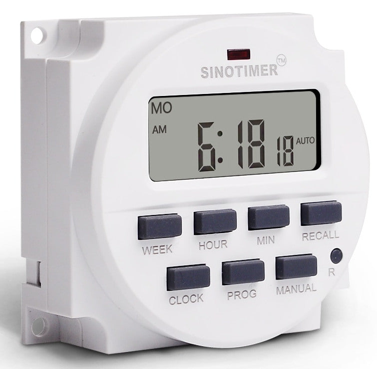 AC 7 Day Weekly Programmable Timer Relay — PMD Way