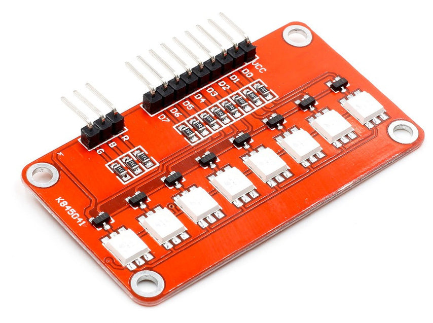 Eight Analog RGB LED Breakout Board — PMD Way