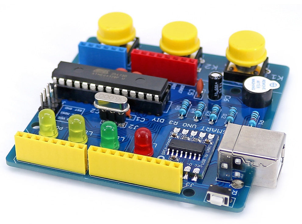 Arduino Uno R3-compatible Board Soldering Kit — PMD Way