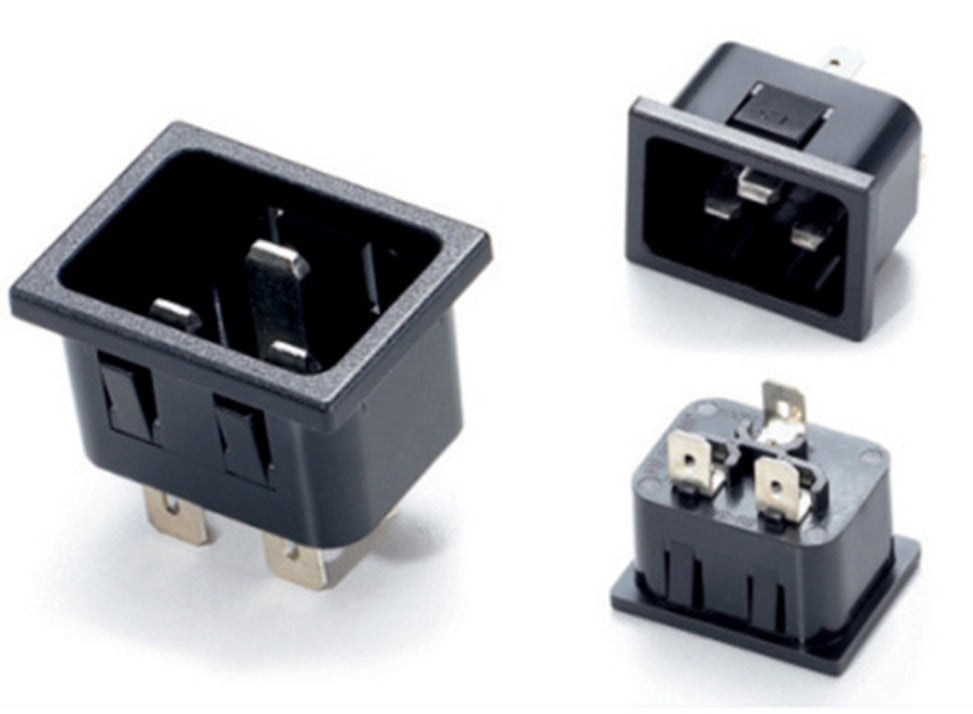 IEC C19 and C20 Panel Mount Connectors - Five Pack — PMD Way