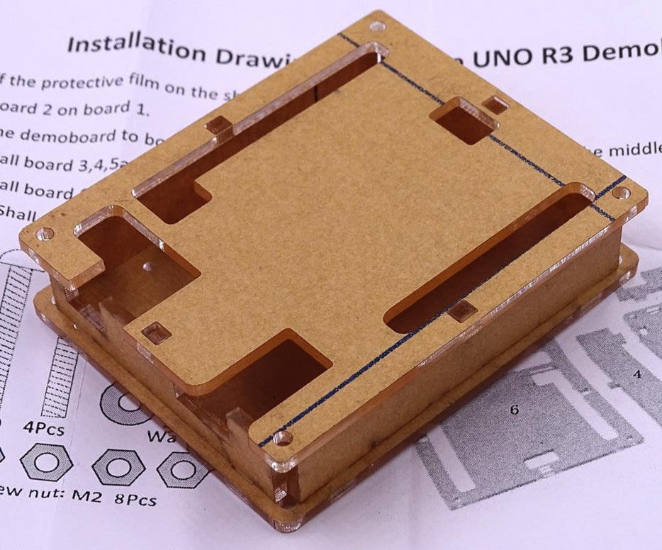 Clear Acrylic Enclosure For Arduino Uno R3 — Pmd Way