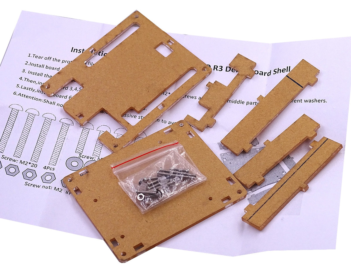 Clear Acrylic Enclosure for Arduino Uno R3 — PMD Way