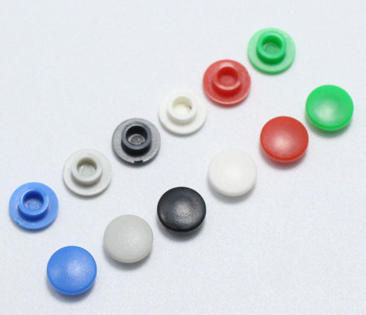 Color Caps for 6x6mm Tactile Switches - 30 Pack — PMD Way