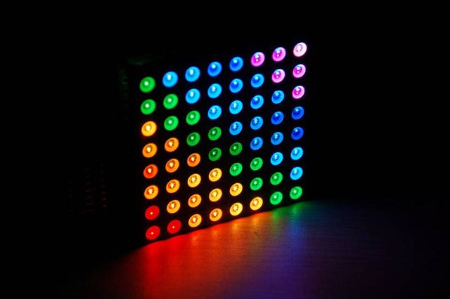 Colorduino RGB LED Matrix Display and Controller Board — PMD Way