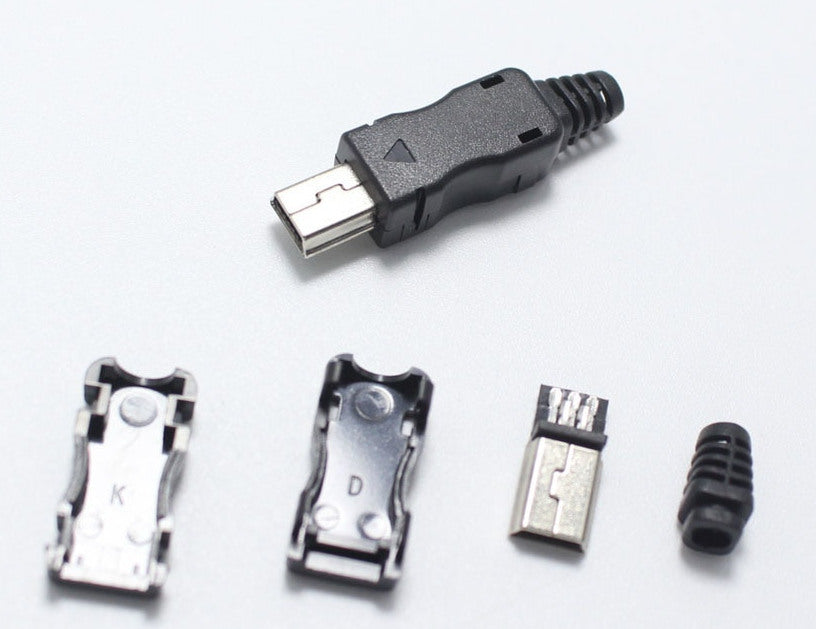 DIY Mini USB 5 Wire Plugs - 10 Pack — PMD Way
