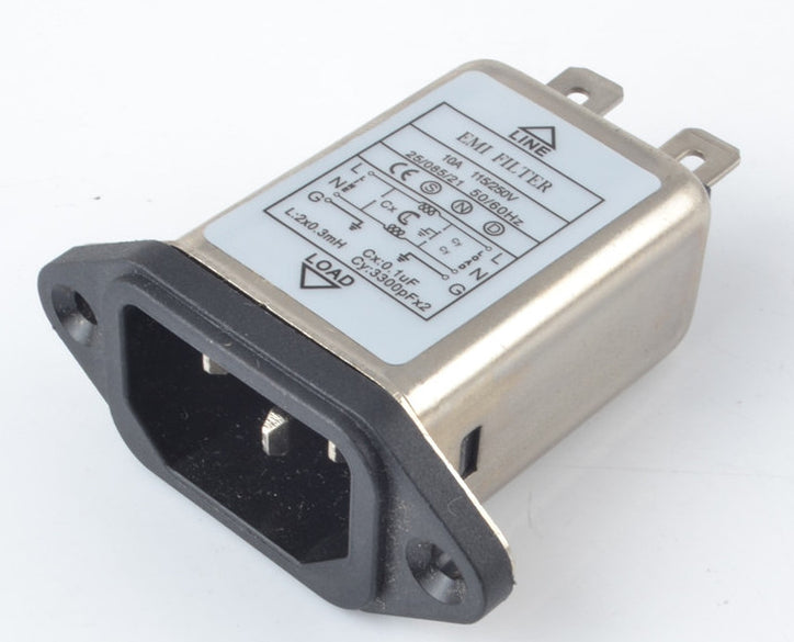 Compact IEC 320 C14 Male Socket with EMI filter — PMD Way