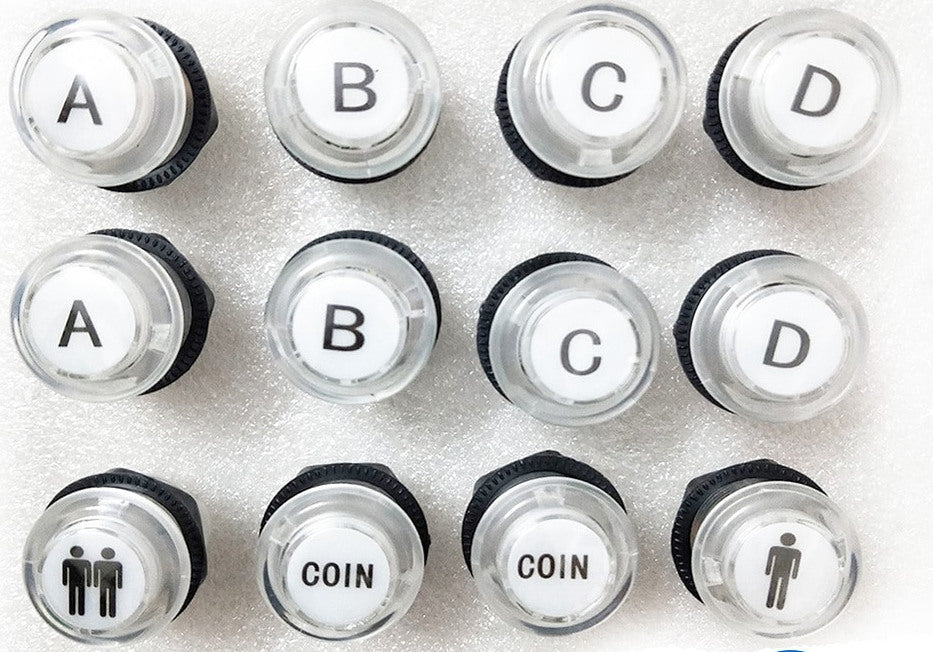 Illuminated LED Arcade Buttons - 12 Pack — PMD Way