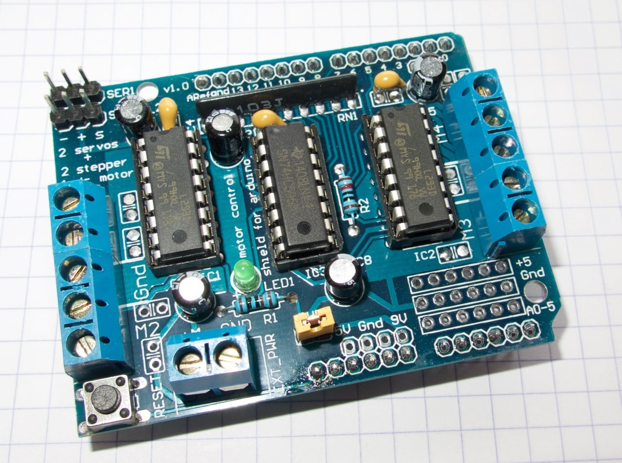 Arduino Motor shields from PMD Way