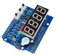 LED Real Time Clock Temperature Sensor Learning Shield for Arduino — PMD Way
