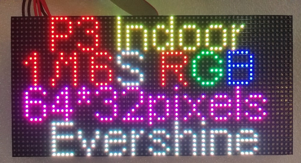 P3 Indoor 64 x 32 RGB LED Matrix Panel — PMD Way