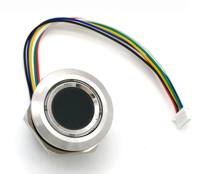 Rugged Panel Mount Fingerprint Sensor with Bi-Color LED Ring — PMD Way