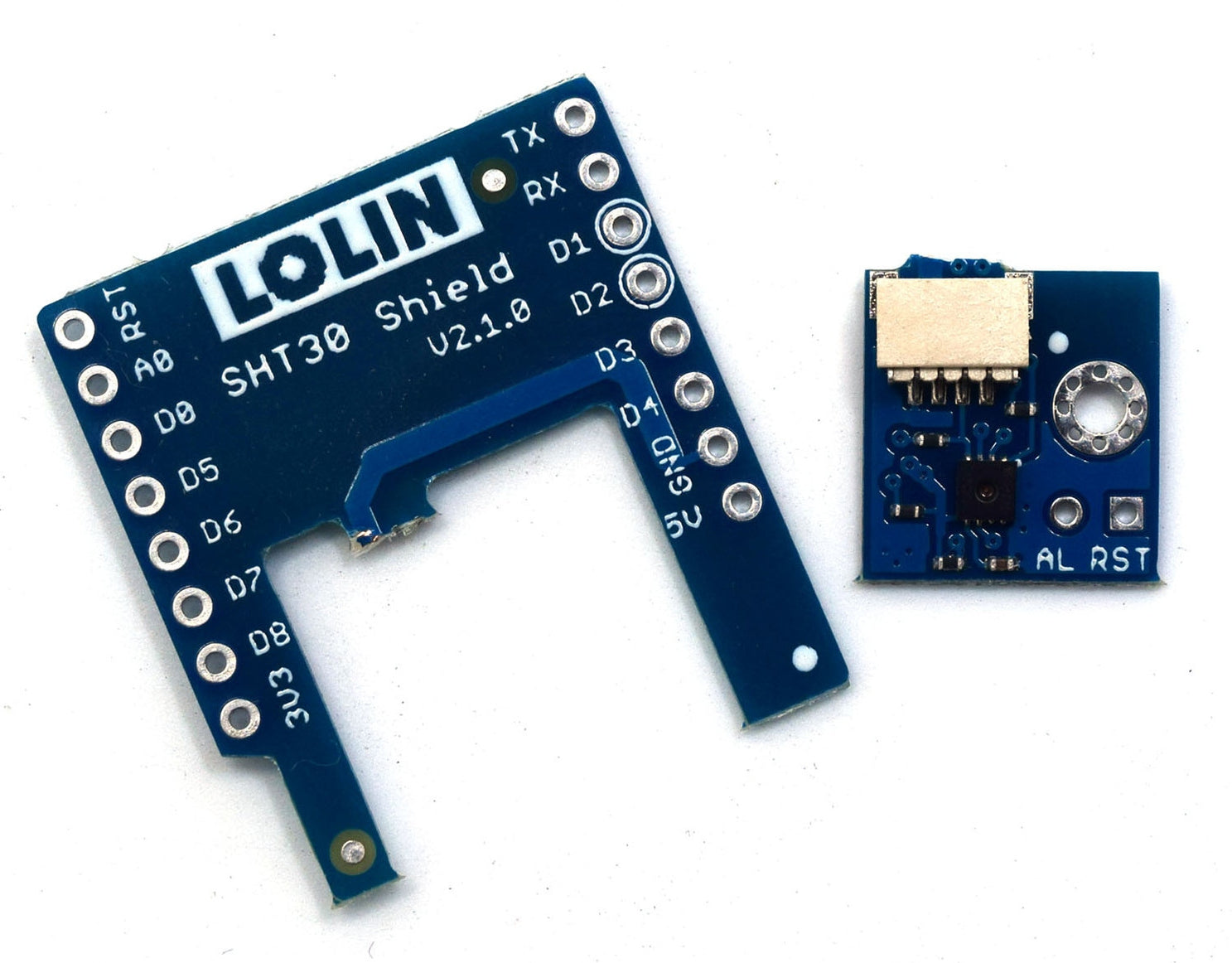 SHT30 Humidity and Temperature Shield for WeMos LoLin D1 Mini — PMD Way