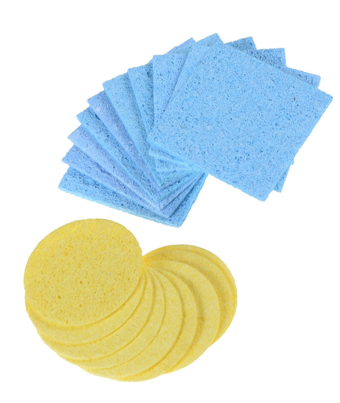 Soldering Iron Tip Cleaning Sponges - Ten Pack — PMD Way